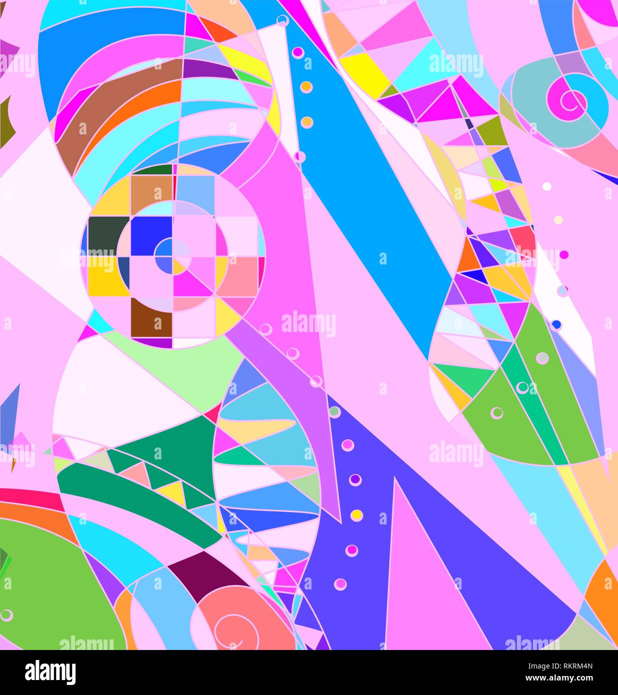 colored background image of the abstract pink clutter Stock Vector ...