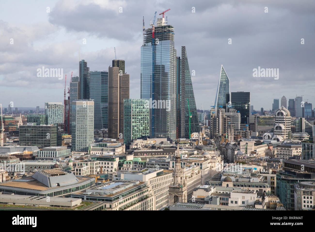 View of the City of London, as seen from the Golden Gallery of St. Paul ...