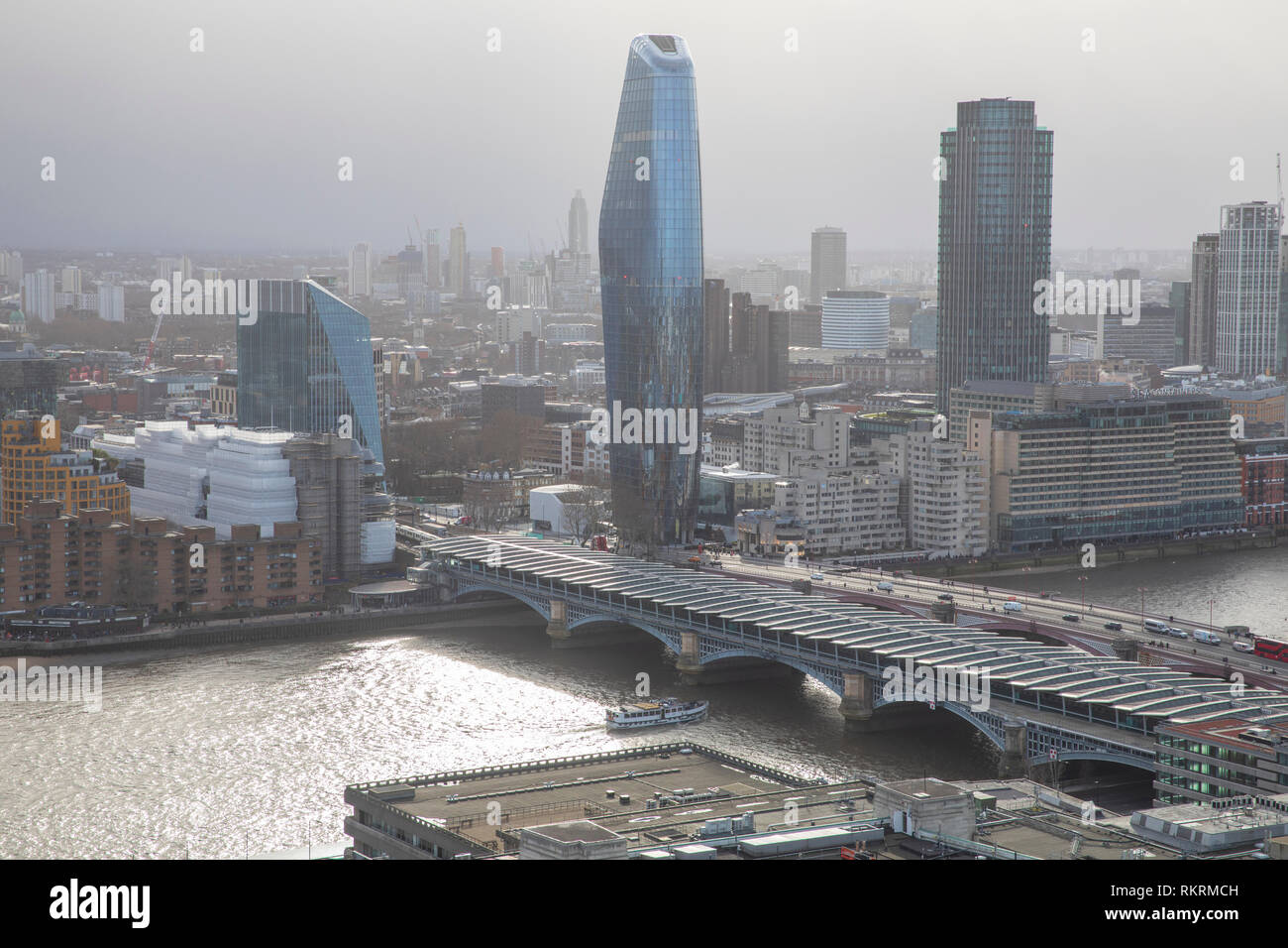One Blackfrairs and surrounding building, as seen from St. Paul's ...