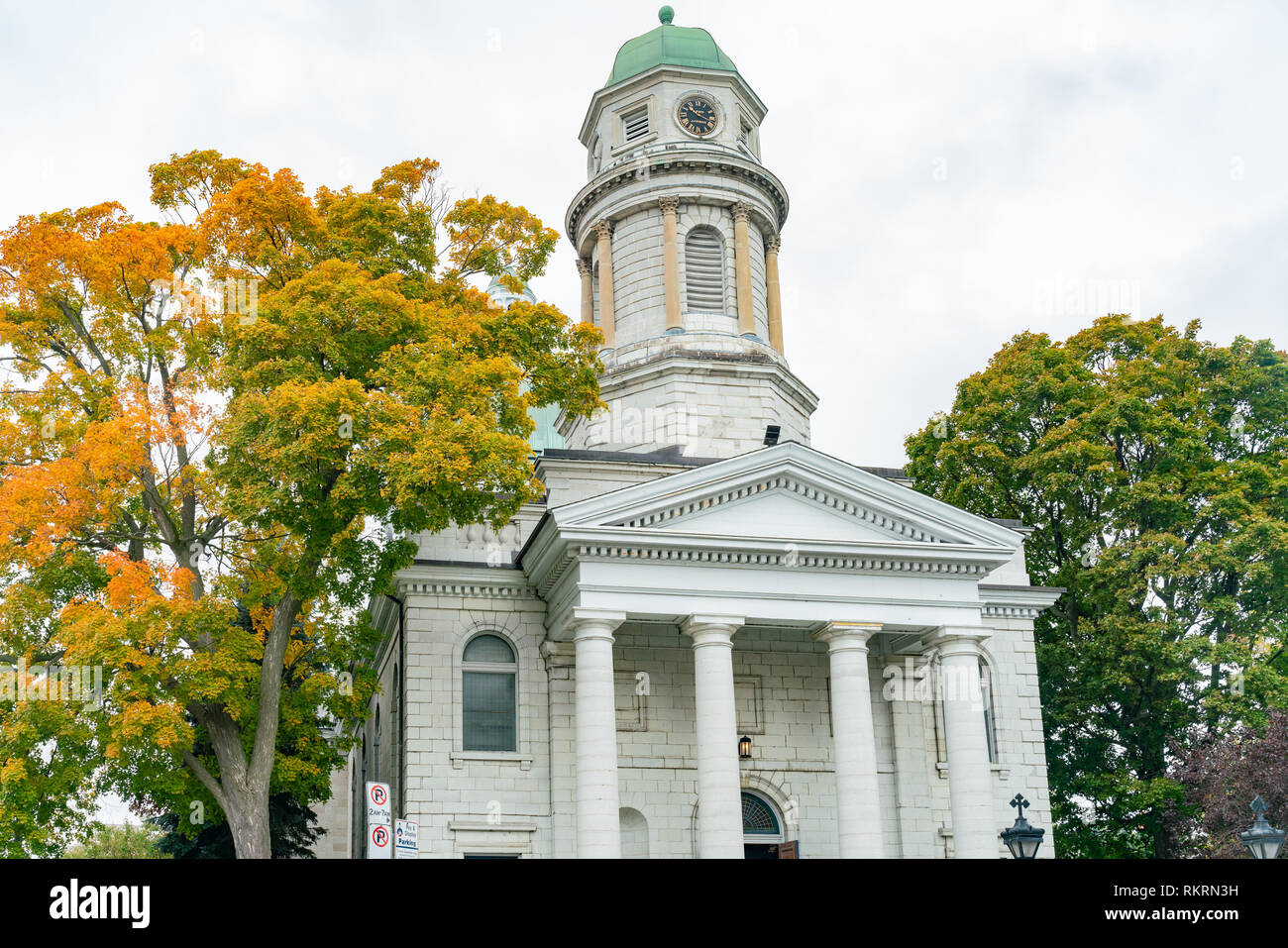 Exterior view of the St George's Anglican Cathedral at Kingston Stock ...