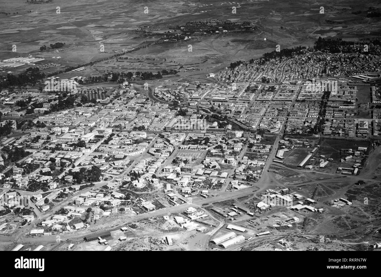 Asmara aerial view hi-res stock photography and images - Alamy