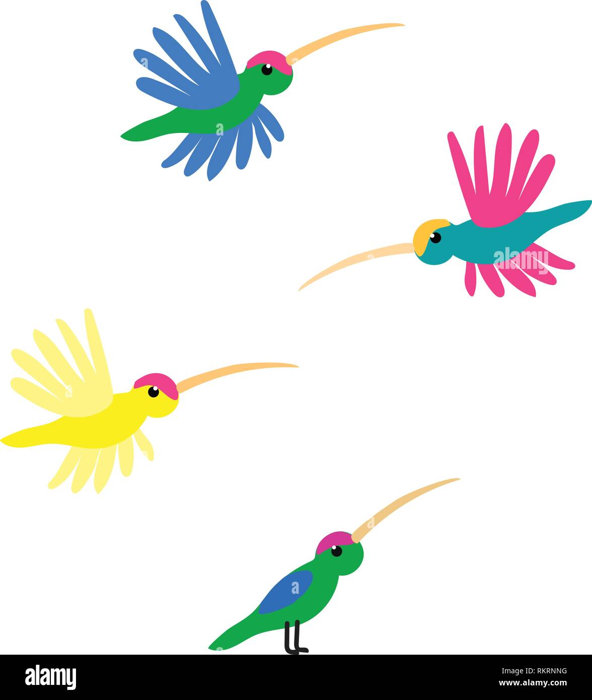 Birds cartoon clipart hi-res stock photography and images - Alamy