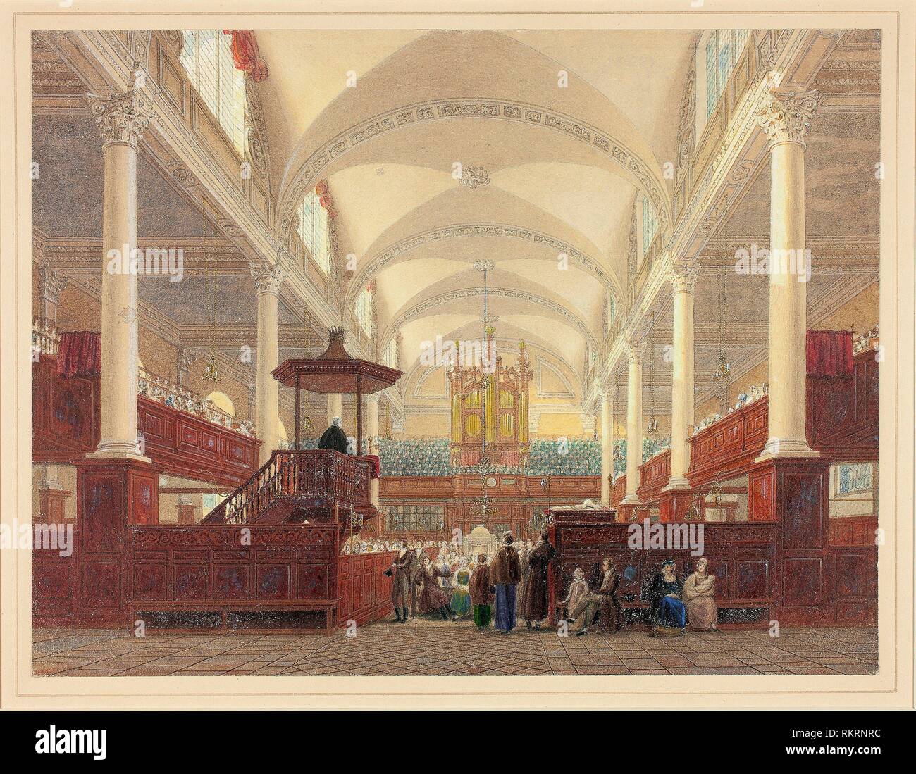 Watercolour Christ Church High Resolution Stock Photography and Images ...