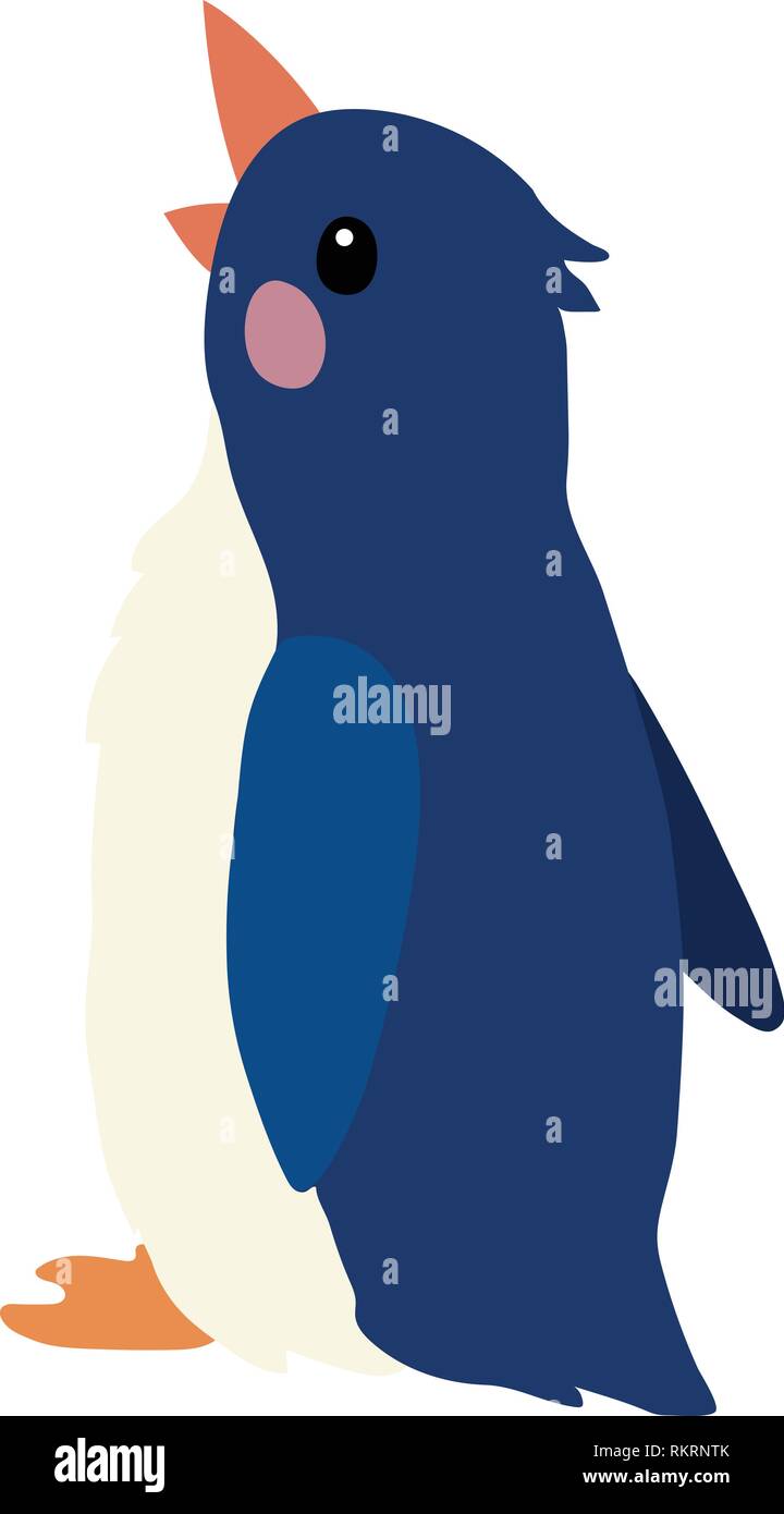 vector cartoon animal clipart cute penguin bird Stock Vector Image ...