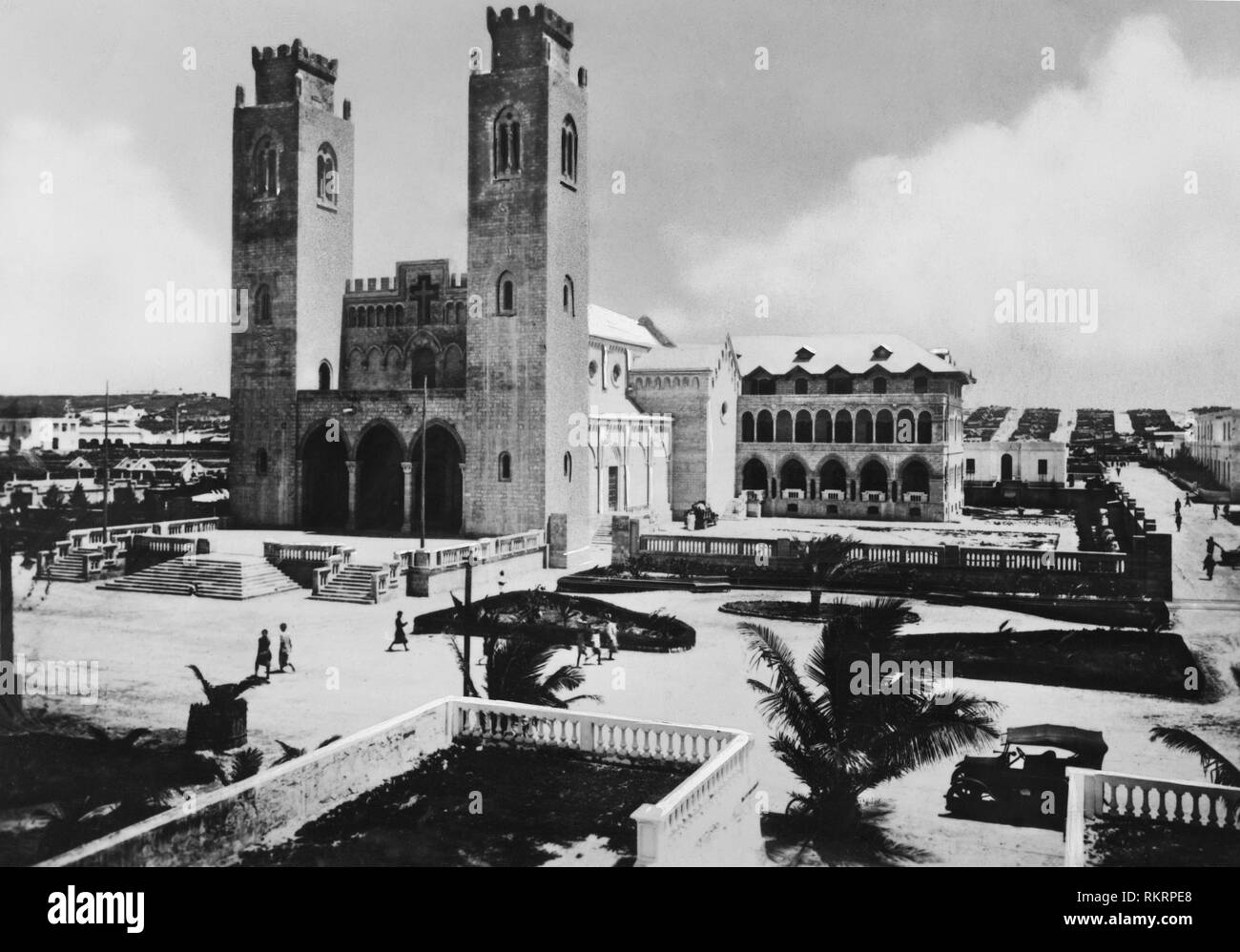 cathedral, Mogadishu, somalia, africa 1920 1930 Stock Photo - Alamy