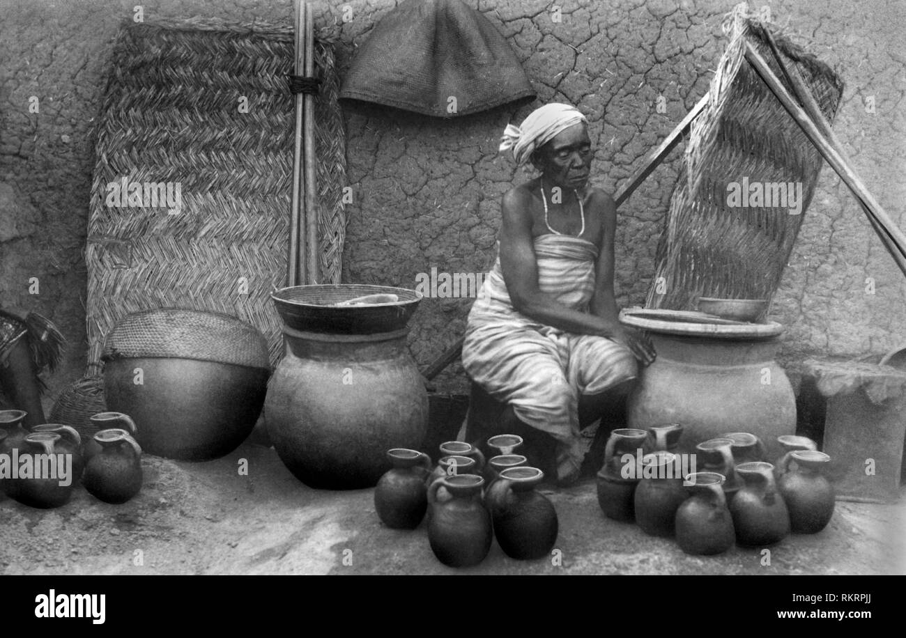 water vendor, nigeria, africa 1920 Stock Photo - Alamy