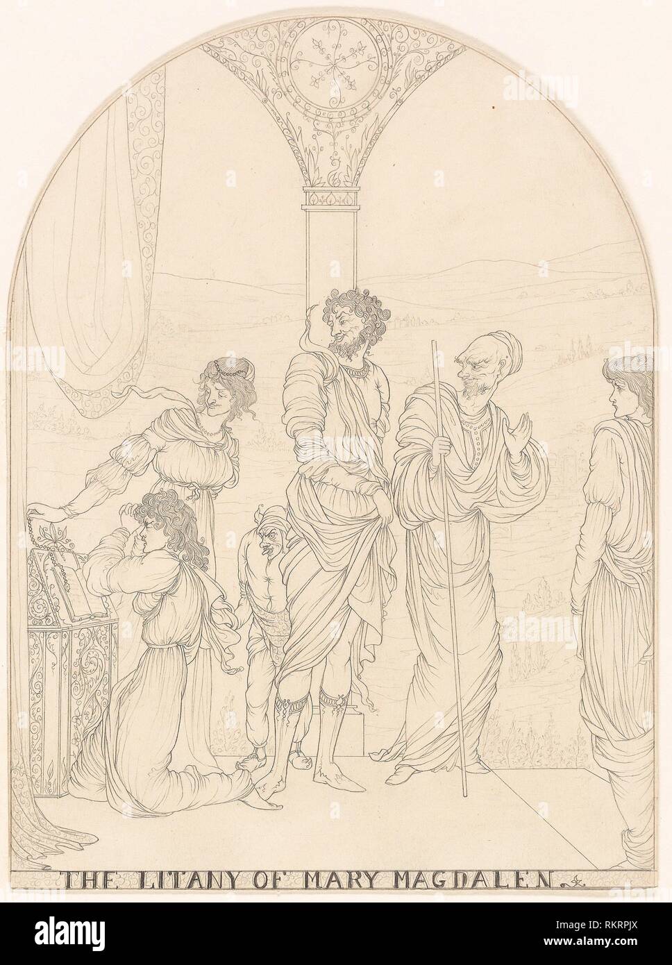 Aubrey beardsley 1891 hi-res stock photography and images - Alamy