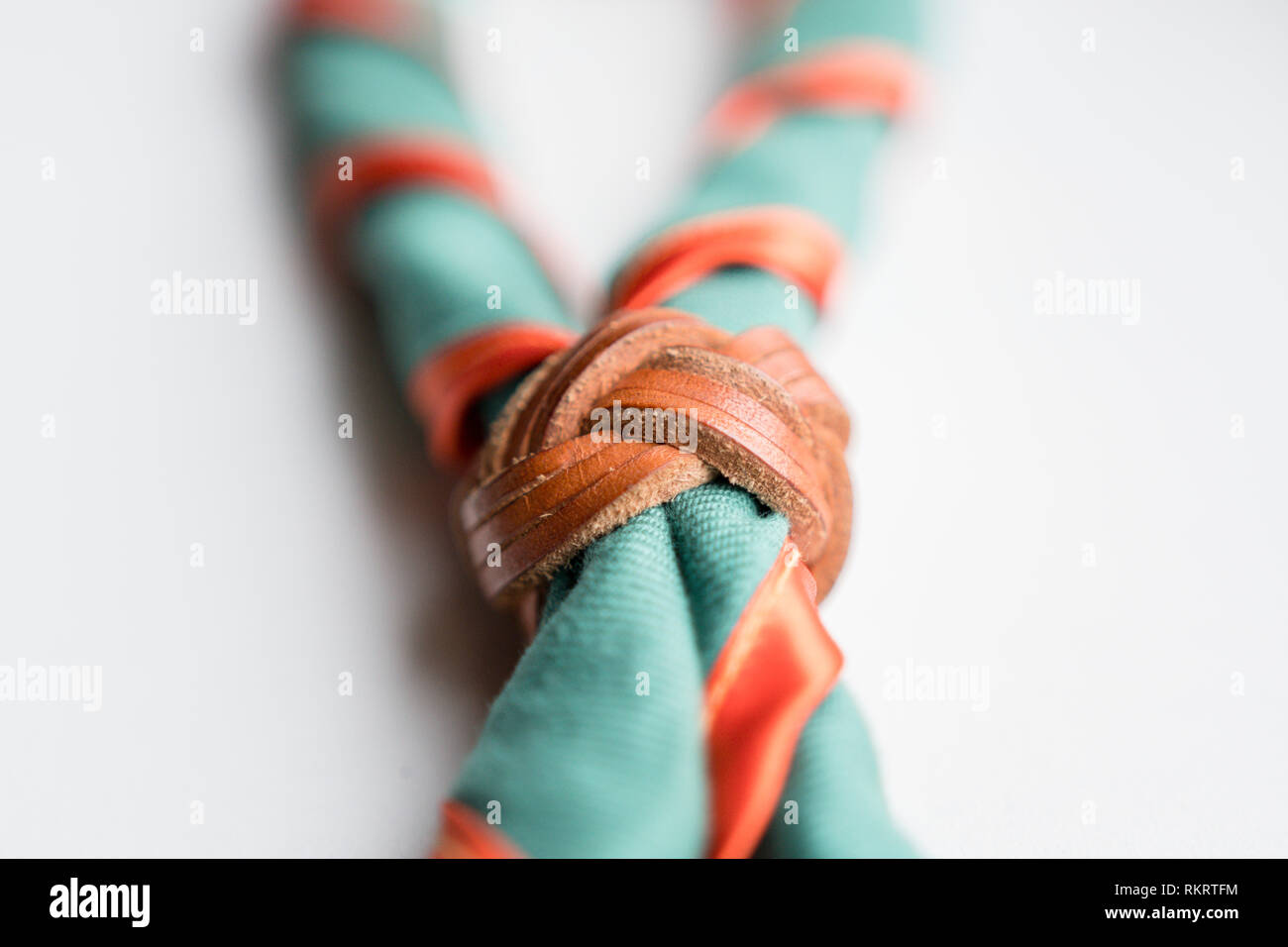 scout scarf and woggle . Concept is learning Scout subject Stock Photo ...