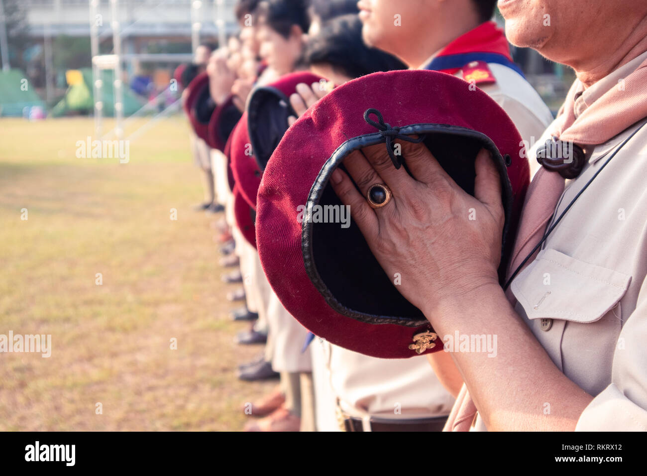 Traditional scout uniform hi-res stock photography and images - Alamy