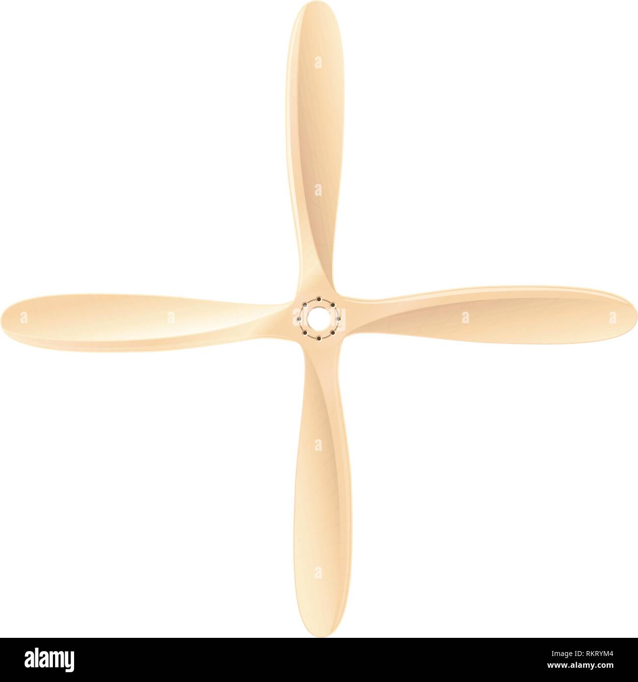 vector propeller air screw vintage volume object Stock Vector Image ...