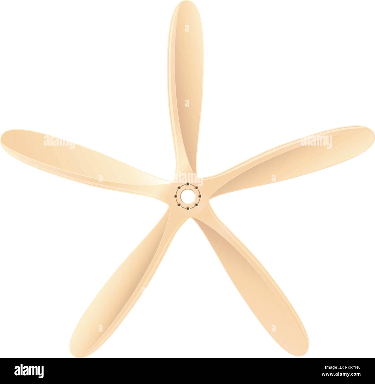 Five blade propeller Stock Vector Images - Alamy