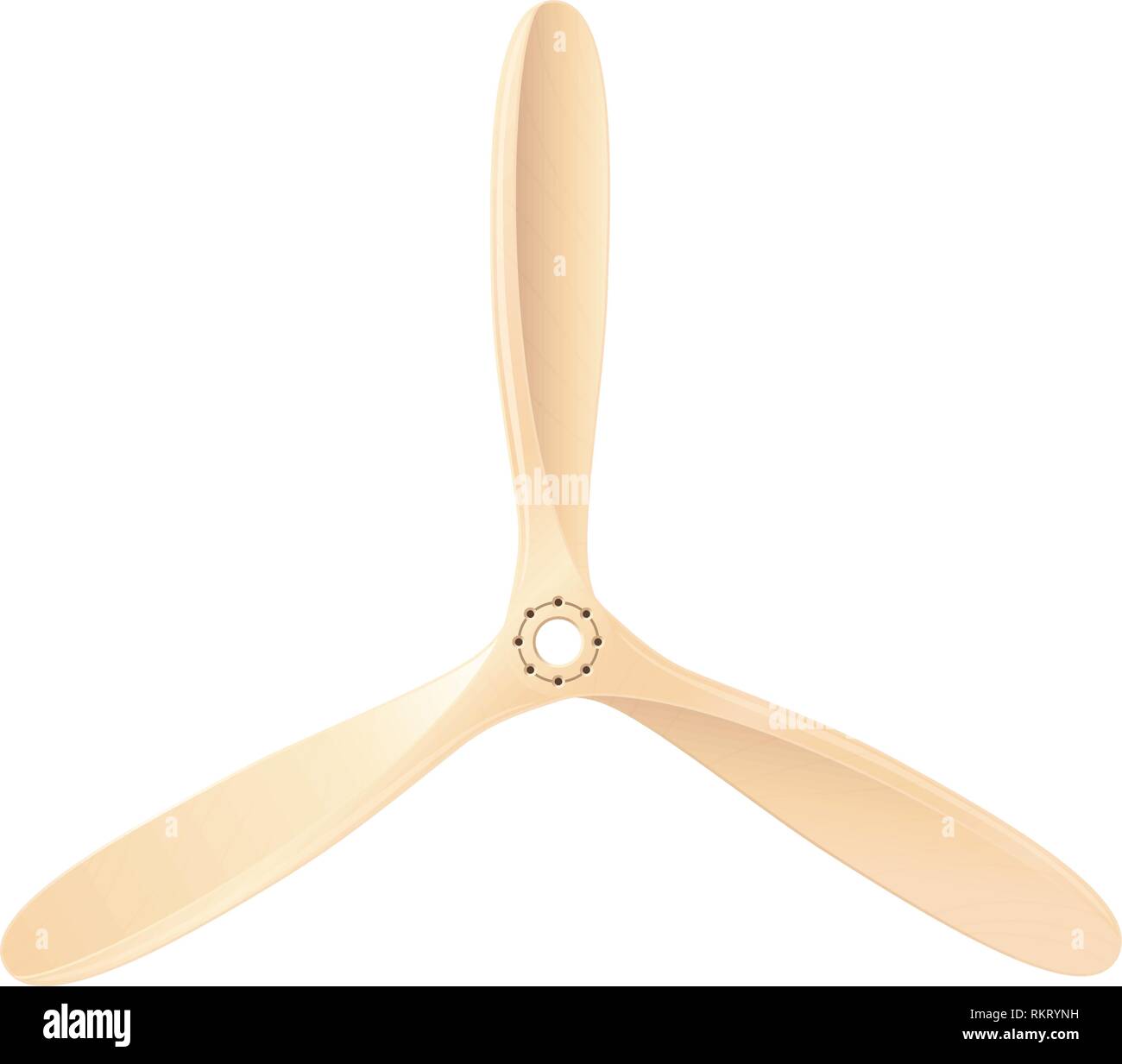 Three blade screw propeller Stock Vector Images - Alamy
