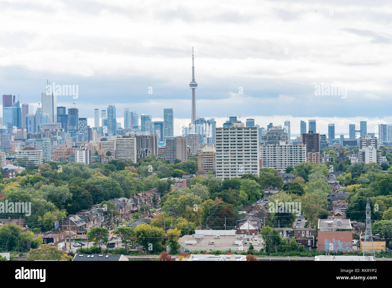 Bird eye view cn tower hi-res stock photography and images - Alamy