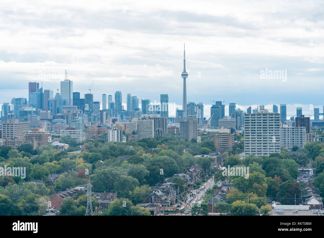 Bird eye view cn tower hi-res stock photography and images - Alamy