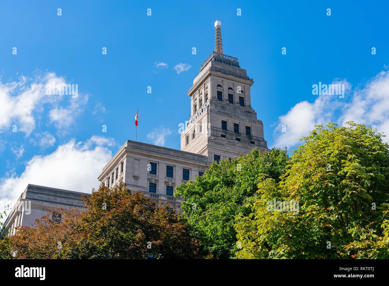 Canada life building weather beacon hi-res stock photography and images ...
