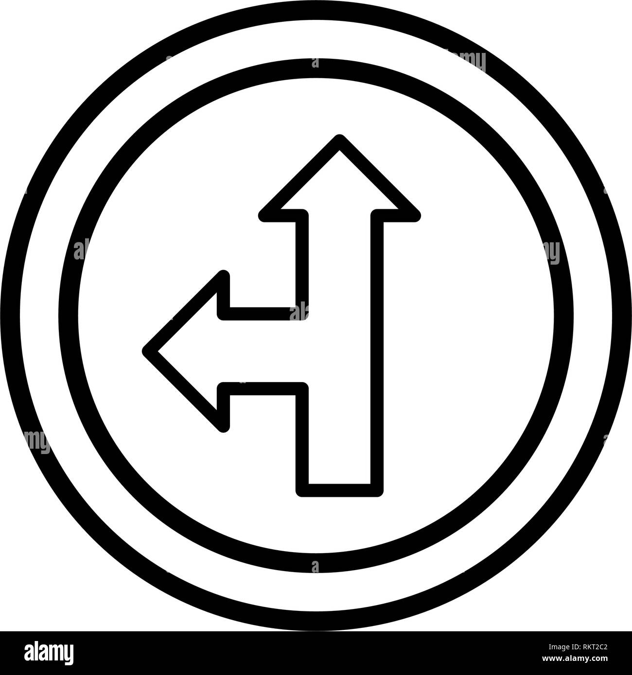 Vector Turn to the Right Icon Sign Icon Vector Illustration For ...