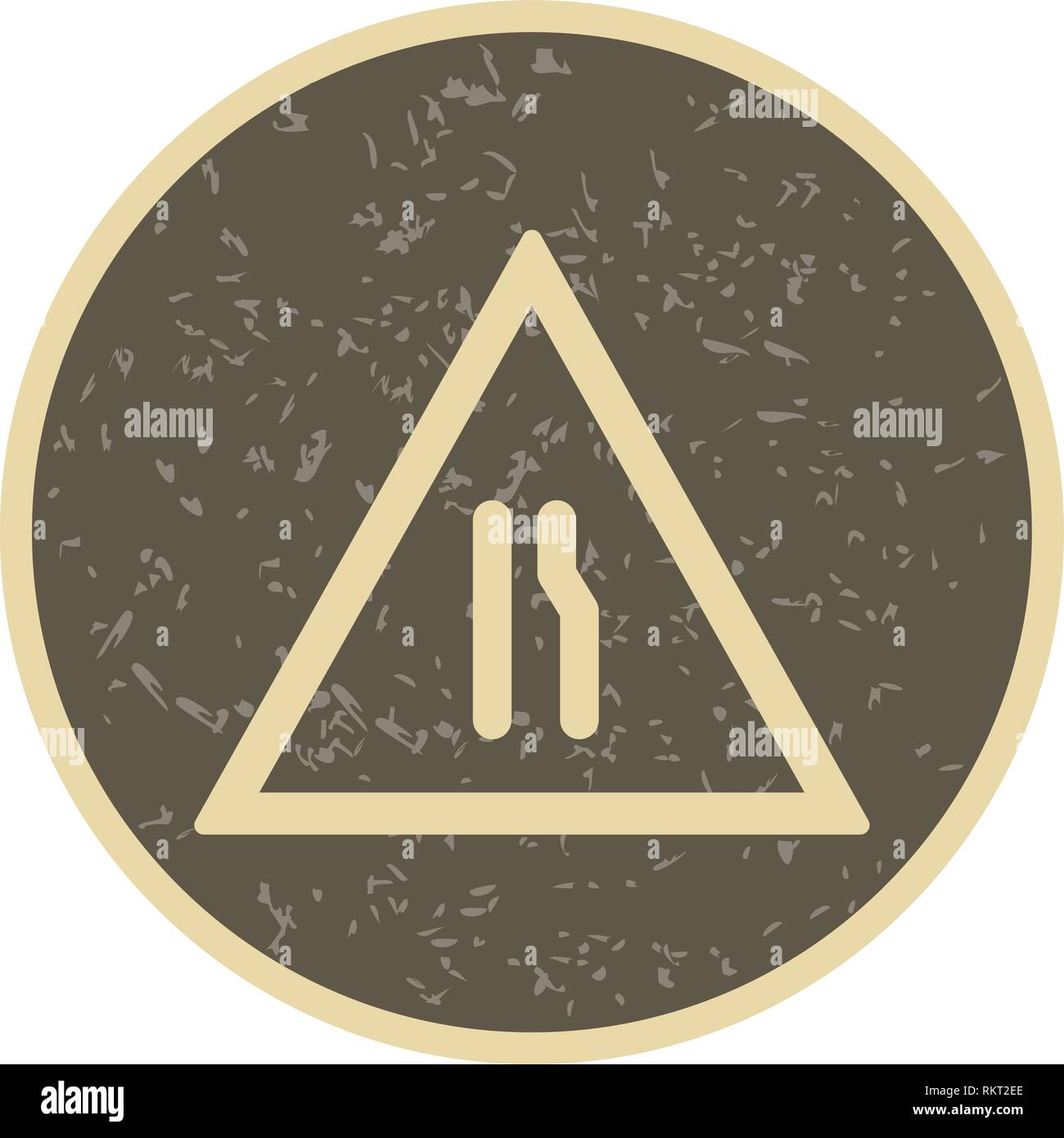 Dual carriageway ahead sign hi-res stock photography and images - Alamy