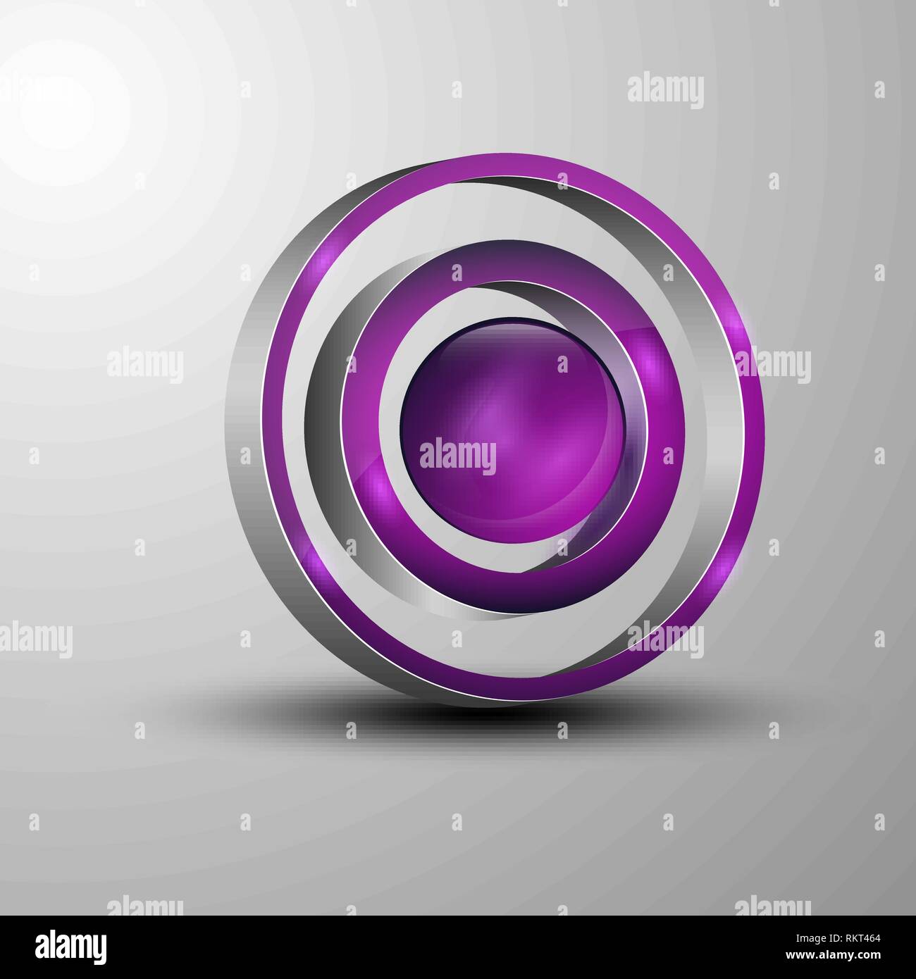 The vector 3d logo.Concept mechanism design Stock Vector Image & Art ...