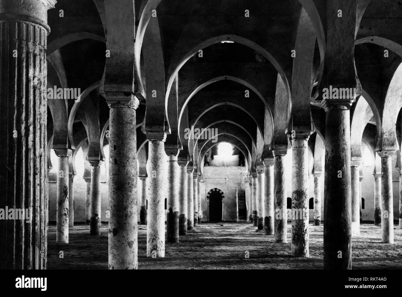 interior of the mosque of the camel, tripoli 1920-30 Stock Photo - Alamy