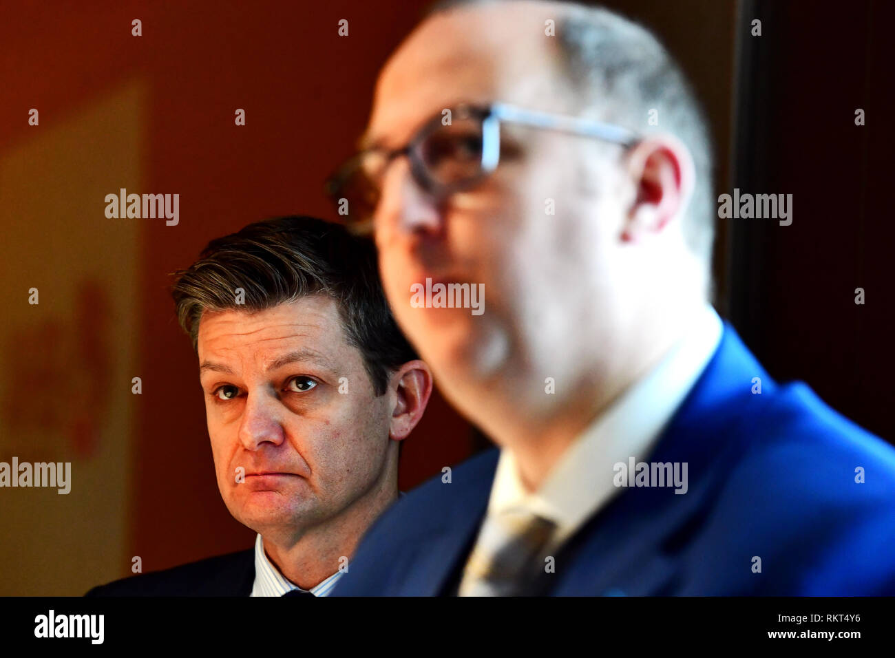 Chief Executive of the British horseRacing Authority Nick Rust (right ...