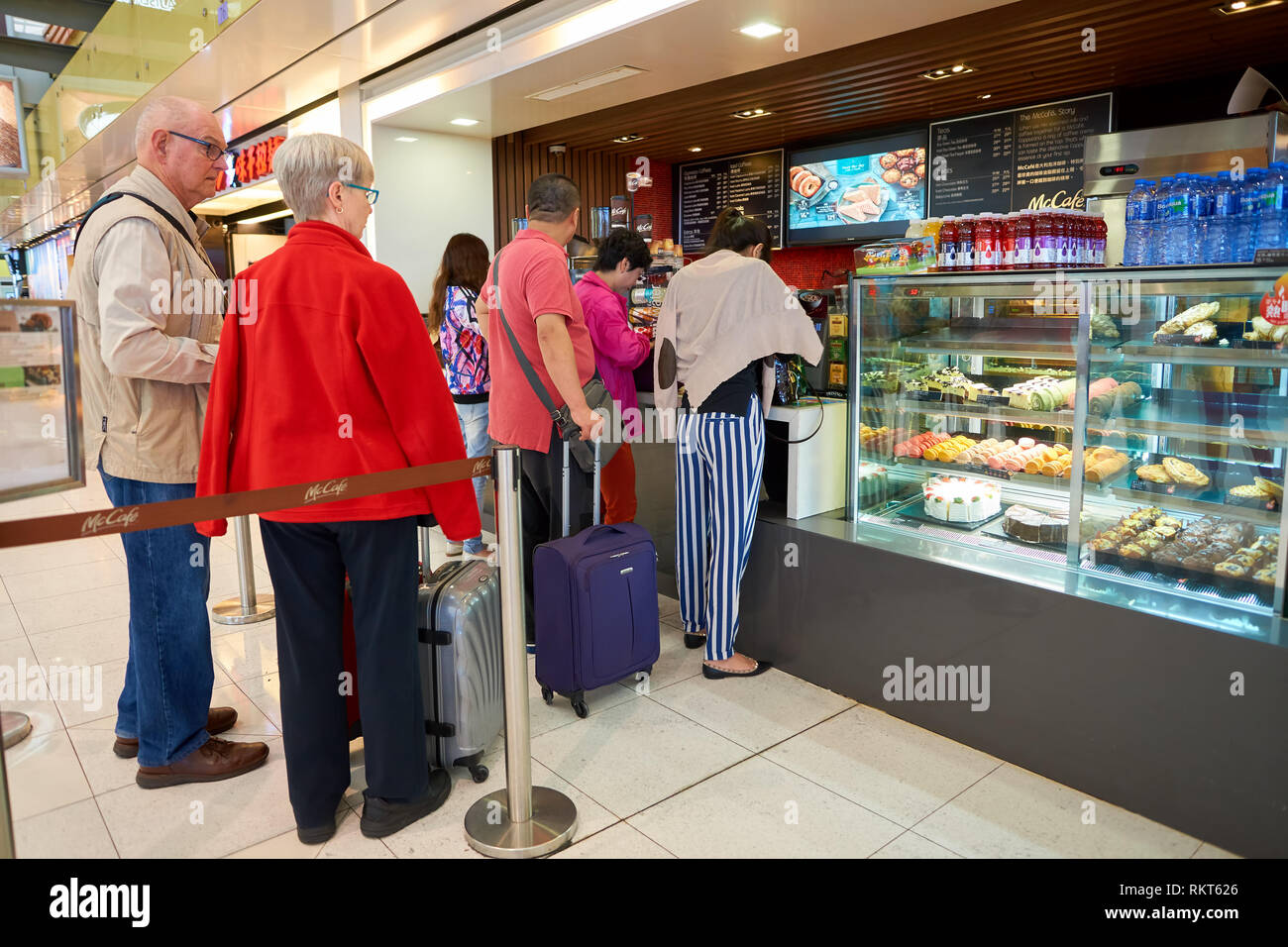 Mcdonalds coffee dessert cafe counter hi-res stock photography and ...