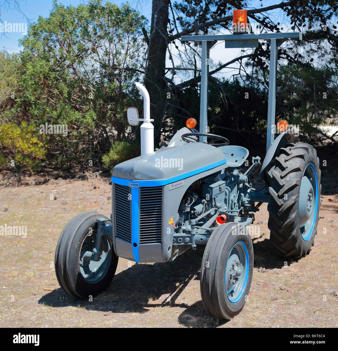 Grey massey ferguson tractor hi-res stock photography and images - Alamy