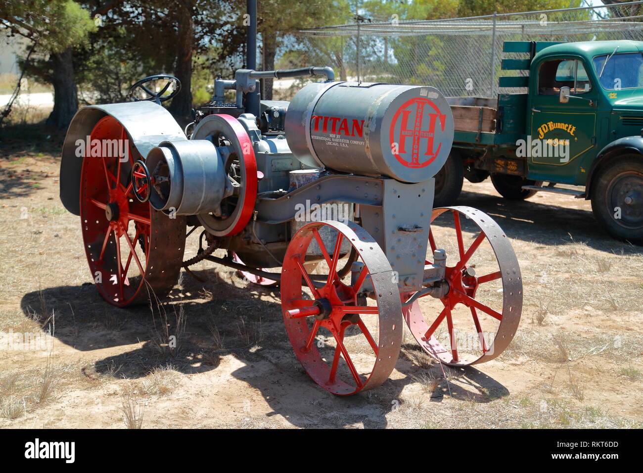 International Harvester vintage Titan tractor at the Power Rally at ...