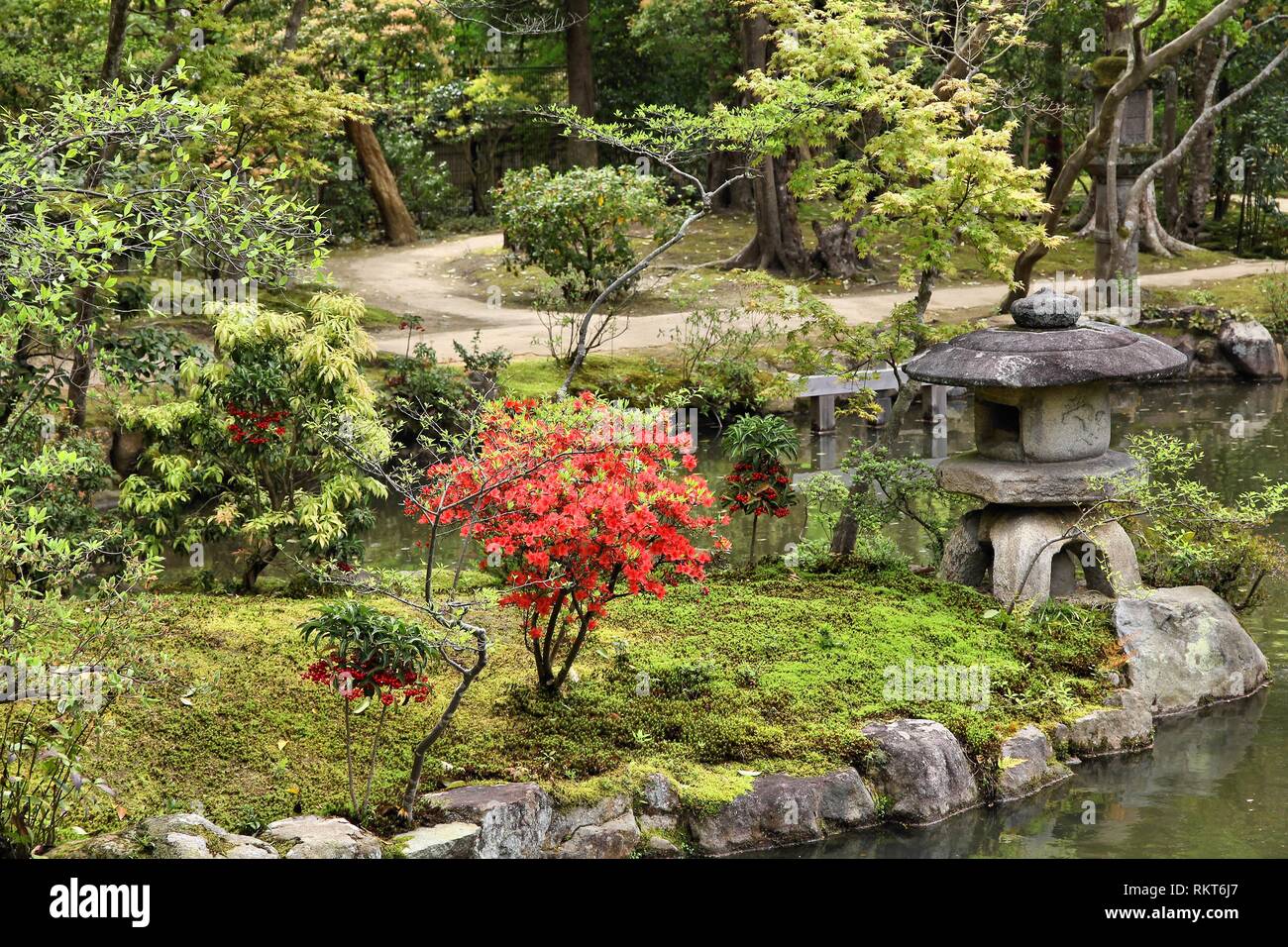 Nara, Japan (Kansai region) - UNESCO World Heritage Site. Isuien Garden ...
