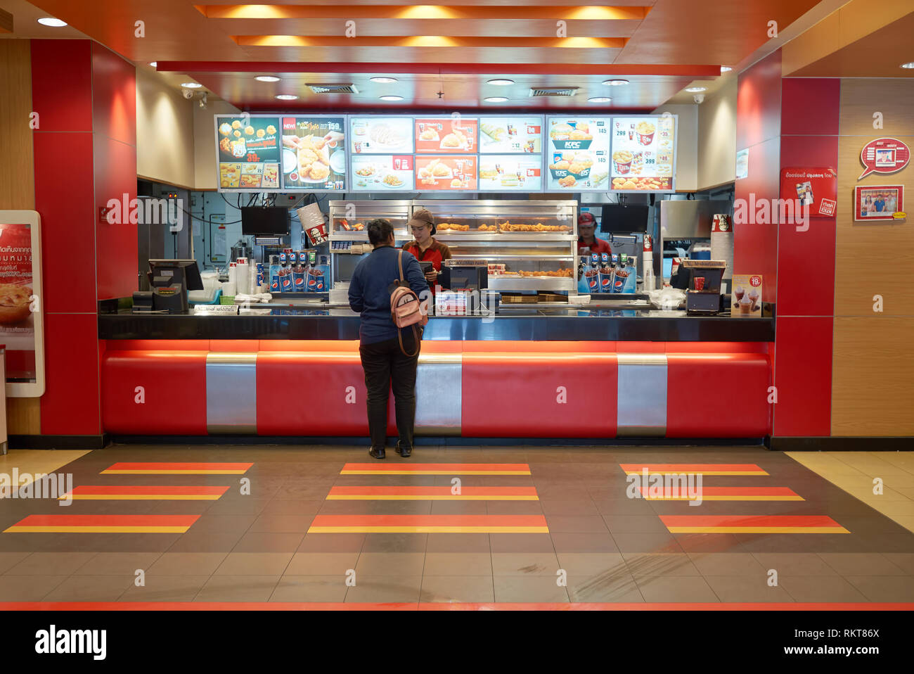 PATTAYA, THAILAND - FEBRUARY 22, 2016: Kentucky Fried Chicken in ...