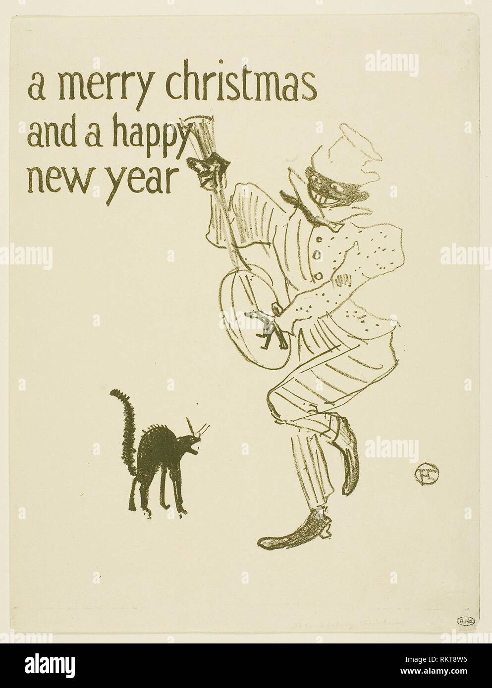 A merry christmas 1896 hi-res stock photography and images - Alamy