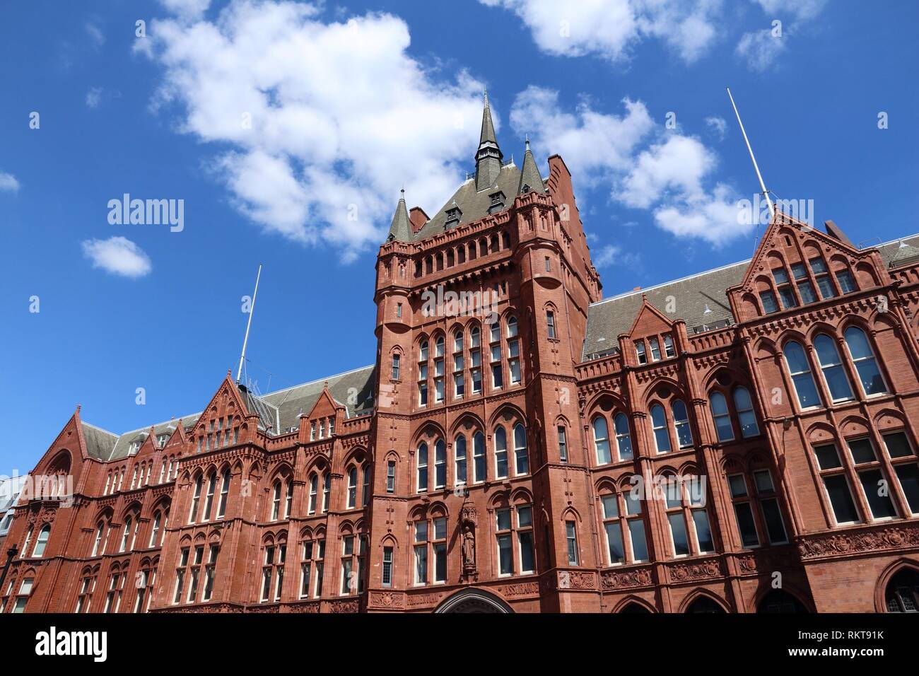 London, UK - Holborn Bars building. Grade II listed Victorian ...