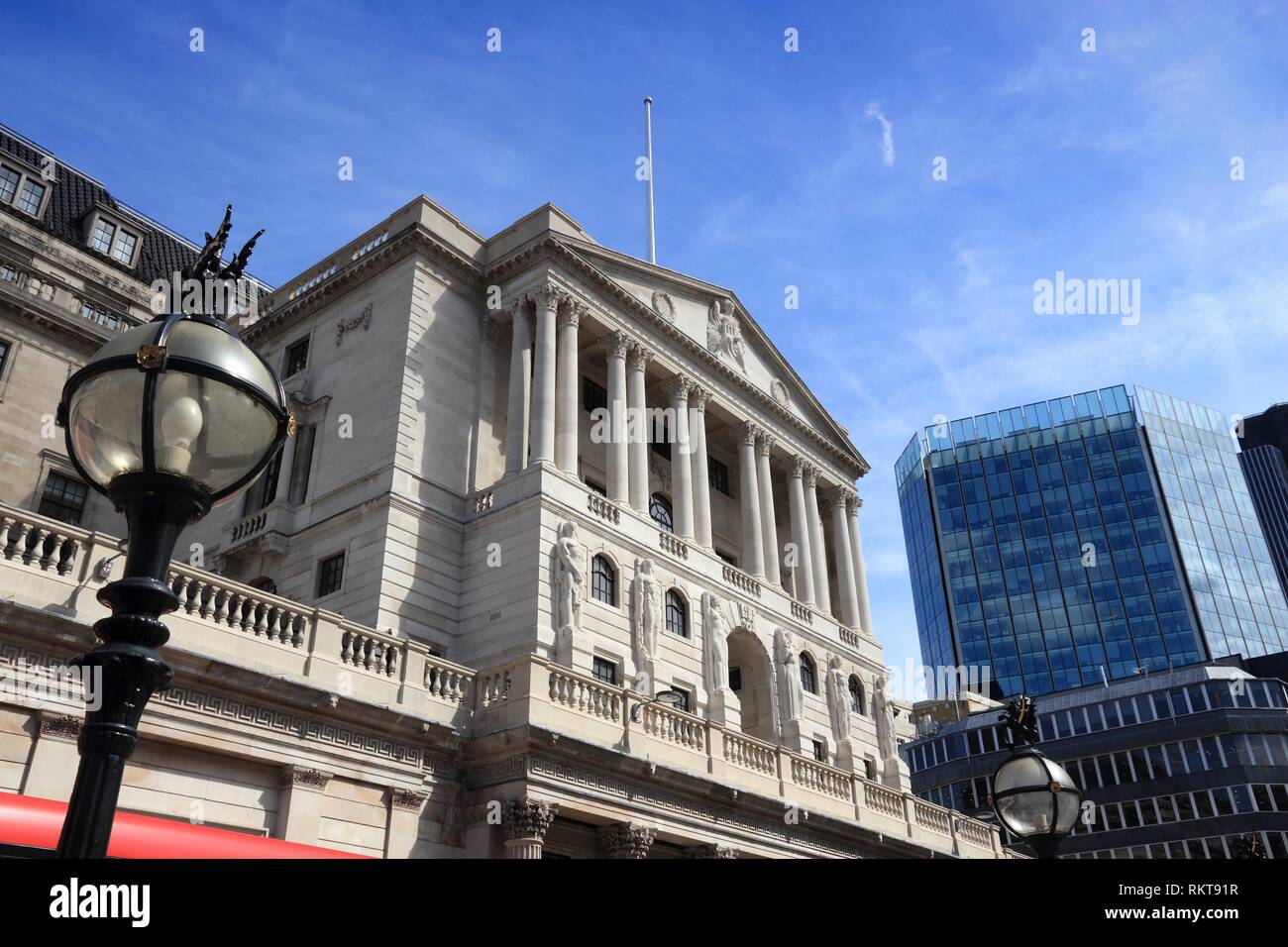 Bank of England - architecture landmark of London, UK Stock Photo - Alamy