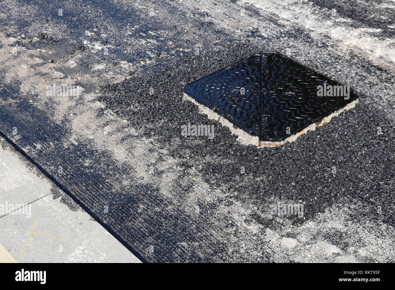 Road resurfacing city uk hi-res stock photography and images - Alamy