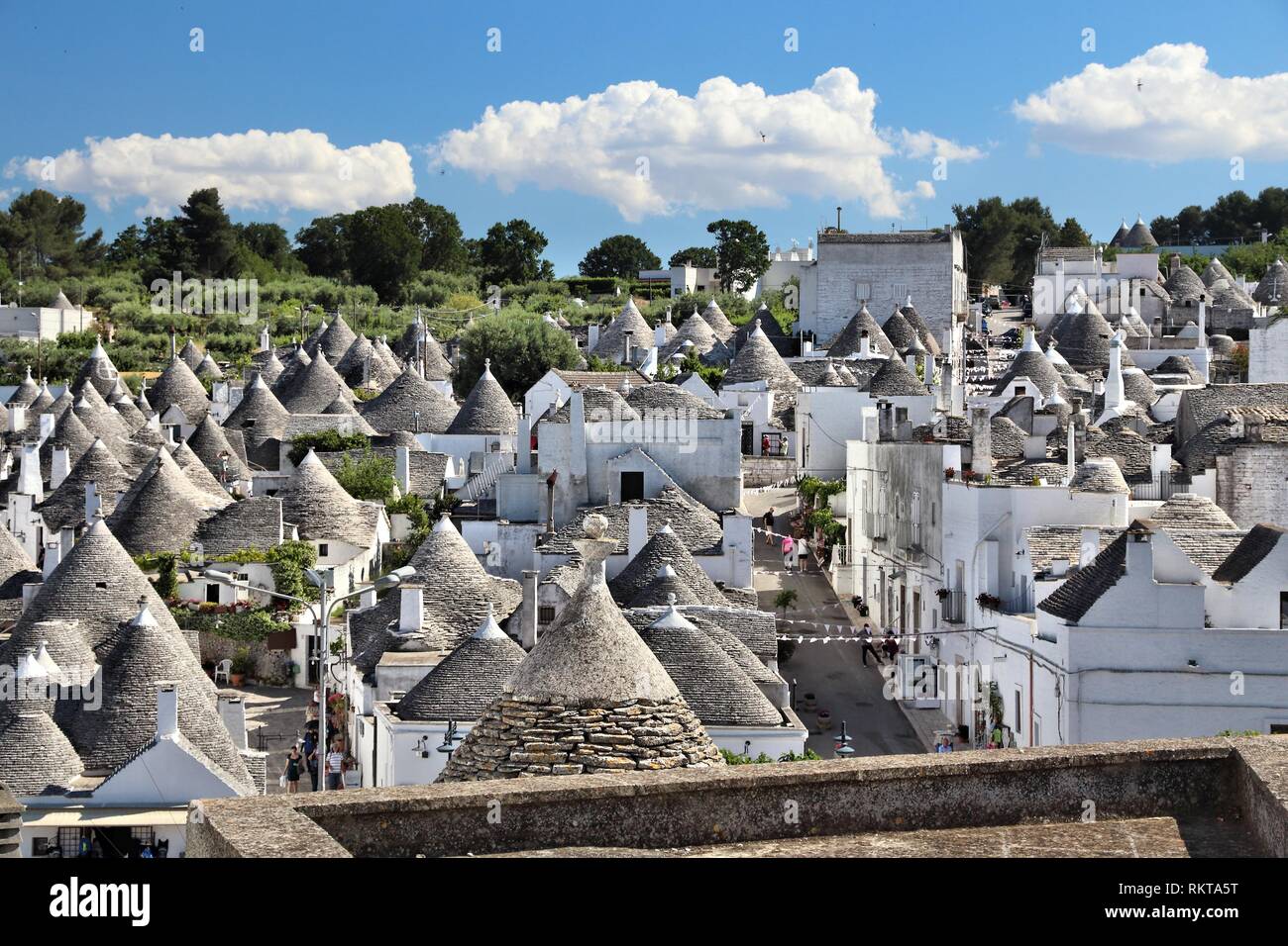 Alberobello traditional houses - trulli. Apulia region of Italy ...