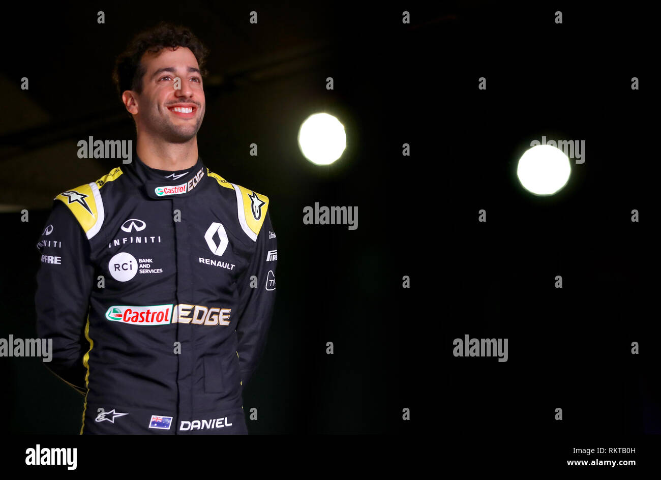 Driver Daniel Ricciardo during the Renault F1 Team 2019 season launch ...
