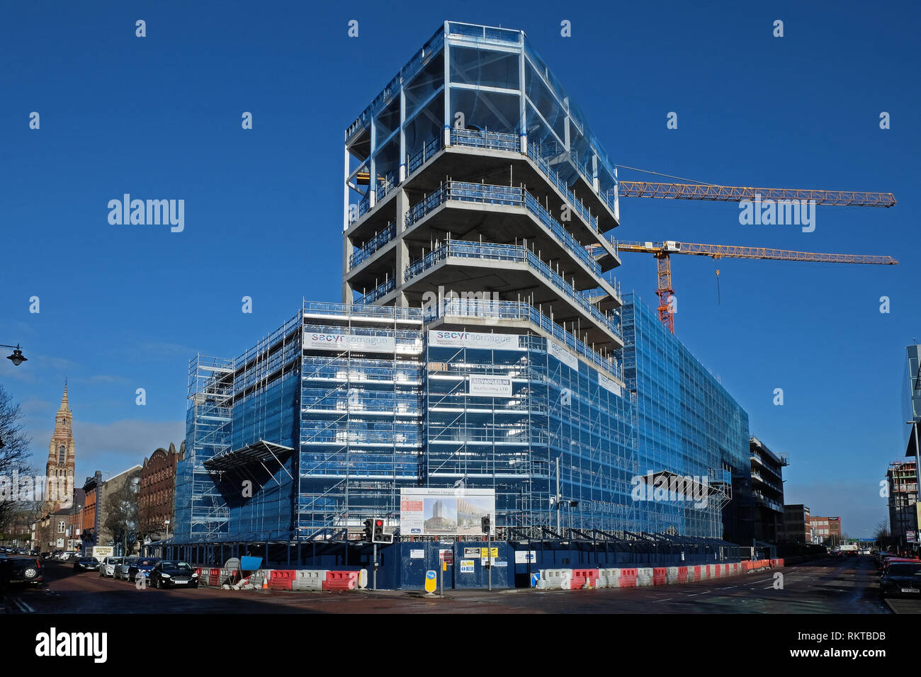 Construction of Belfast Campus phase 2, University of Ulster, York ...