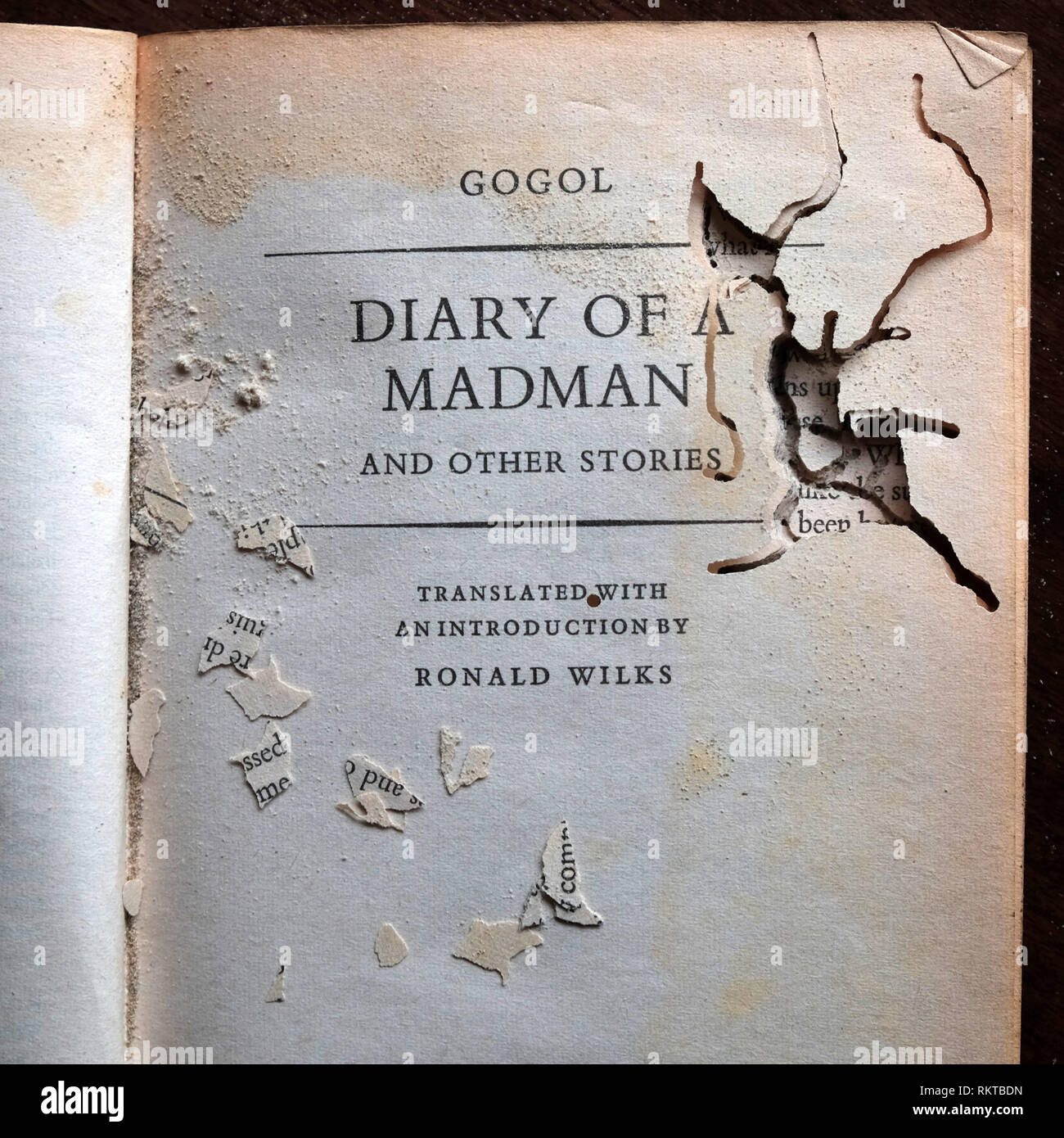 What is this small, pin sized hole that runs cover to cover though this ...