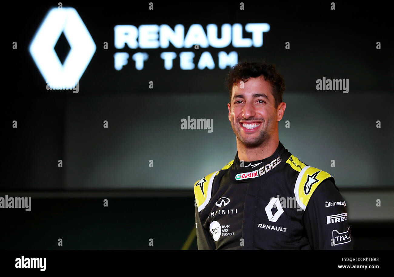 Driver Daniel Ricciardo during the Renault F1 Team 2019 season launch ...