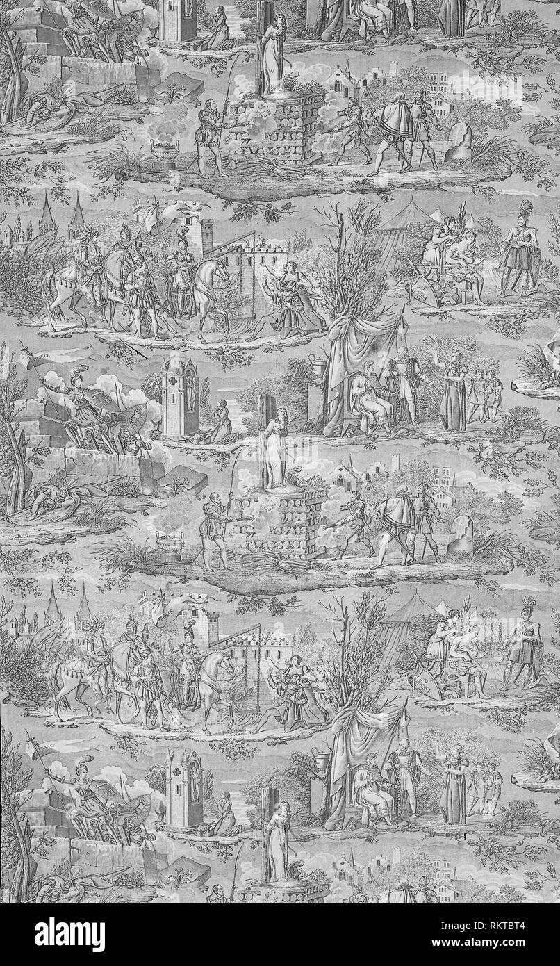 La Vie De Jeanne Darc The Life Of Joan Of Arc Furnishing Fabric