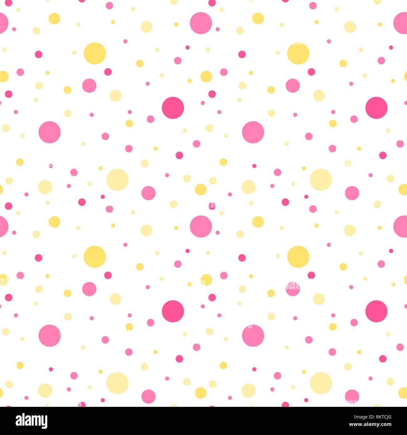 Seamless polka dots texture - spotted background vector Stock Vector ...