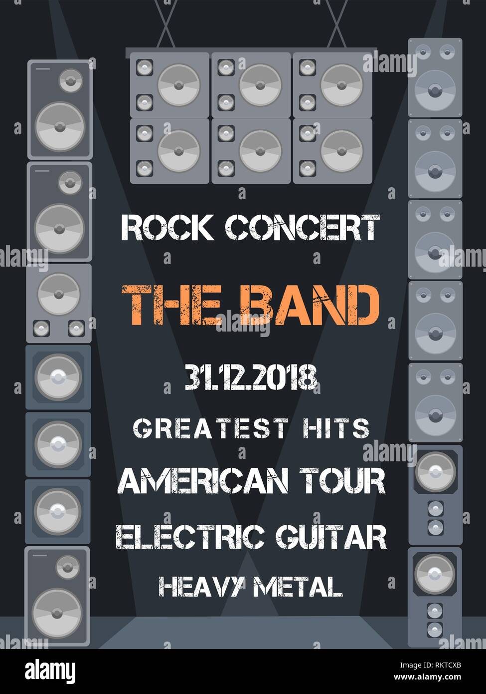 Rock band poster hi-res stock photography and images - Alamy