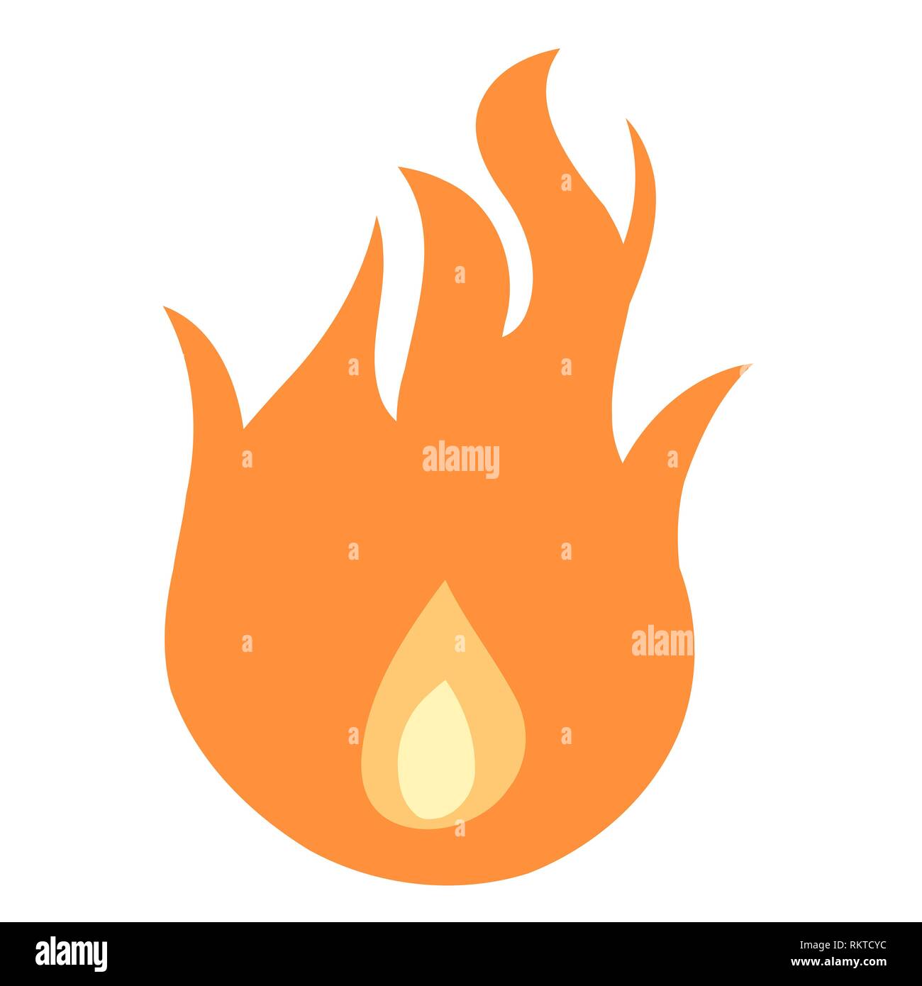 Simple Flames Vector