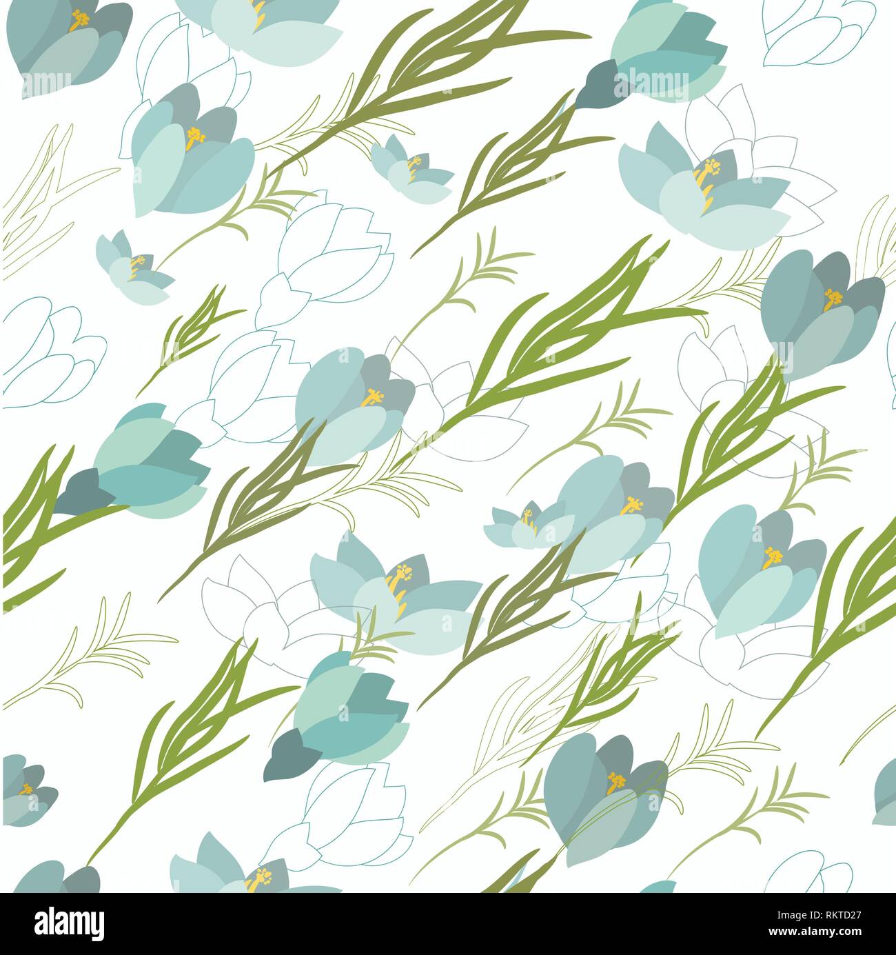 Floral saffron Stock Vector Images - Alamy