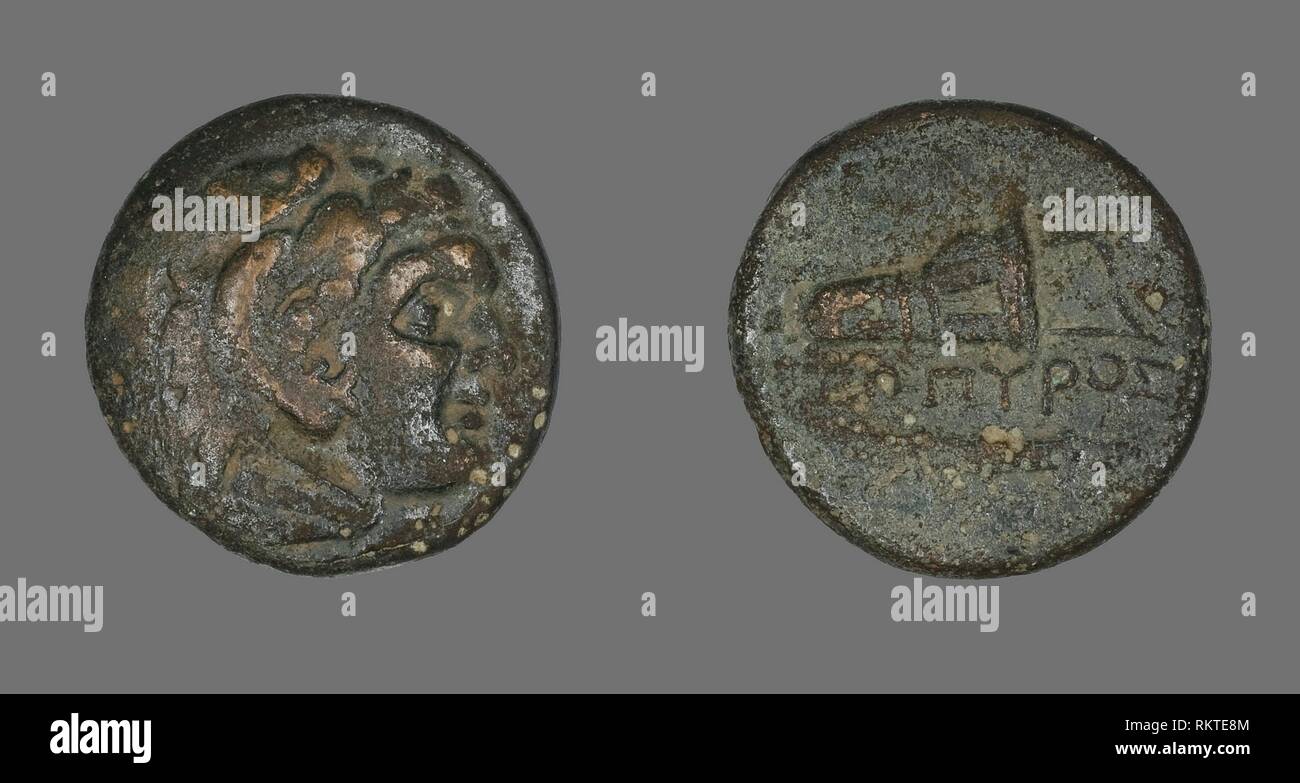 Coin Depicting the Hero Herakles - 4th century BC and later - Greek ...