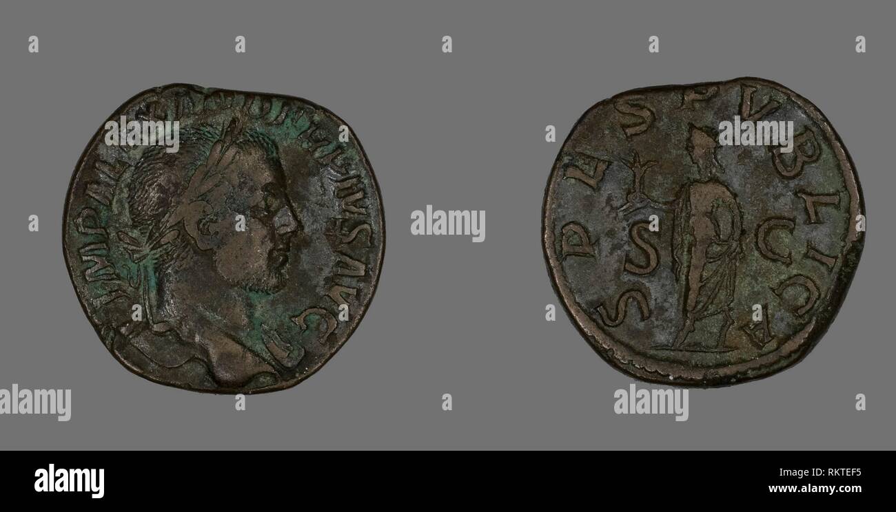 Sestertius (Coin) Portraying Emperor Severus Alexander - AD 232 - Roman ...