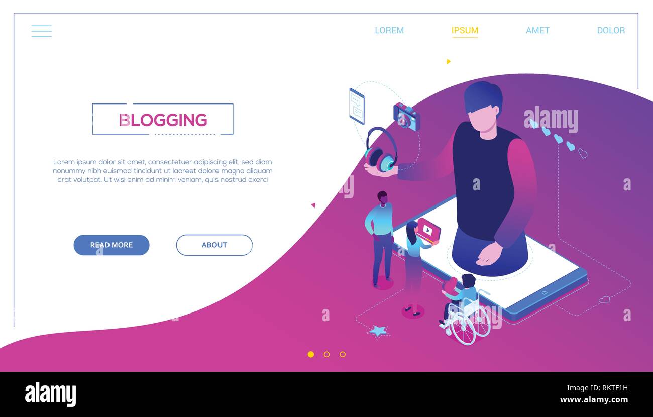 Blog Banner Background Vector High Resolution Stock Photography and ...