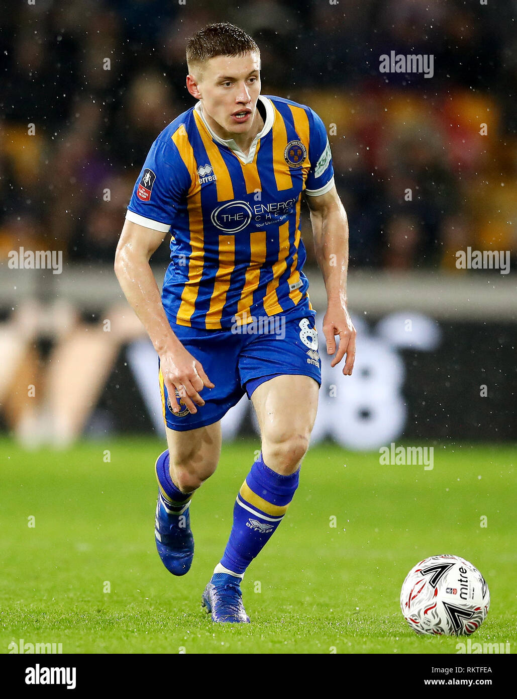 Shrewsbury Town's Greg Docherty Stock Photo - Alamy
