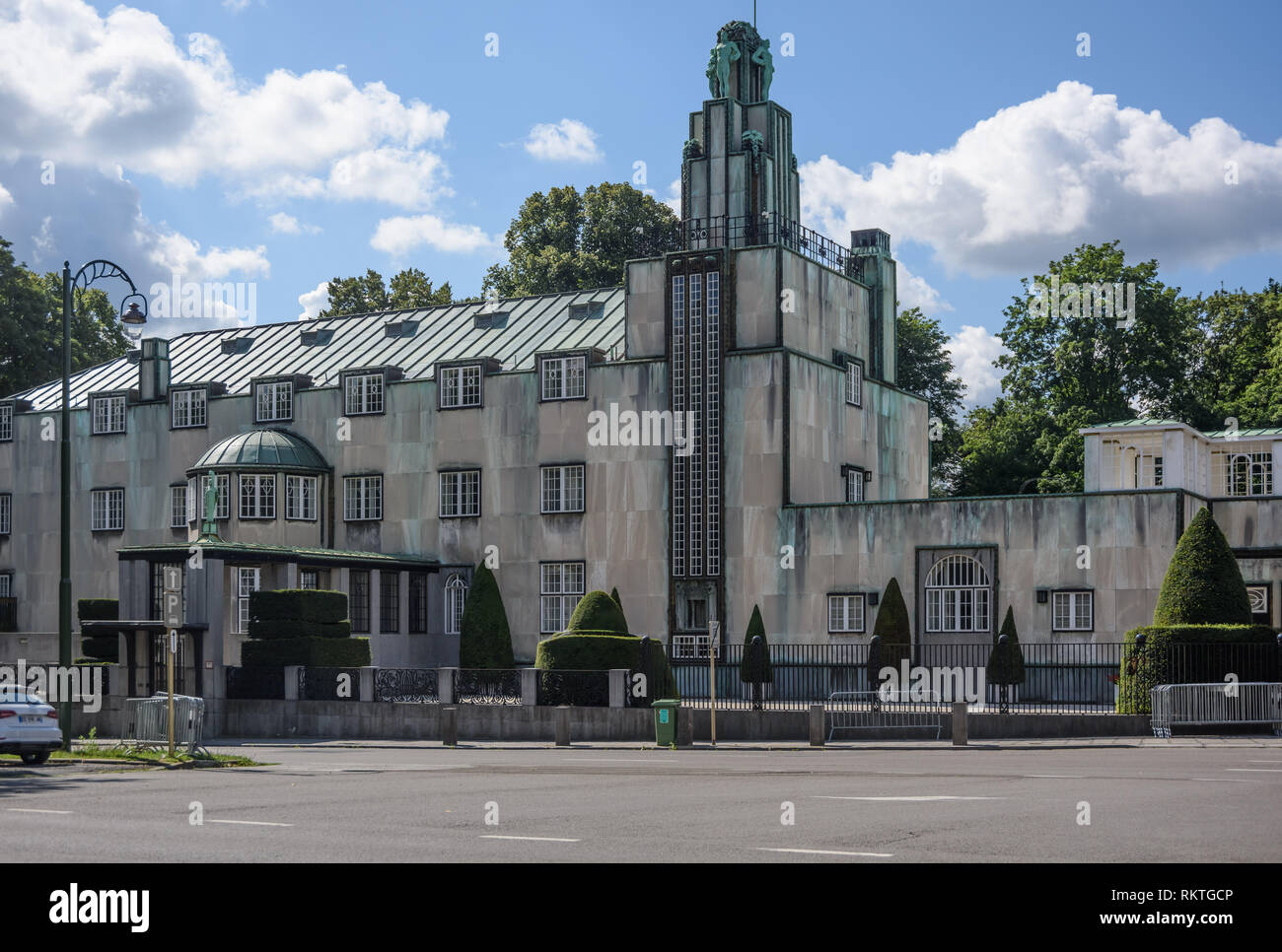 Das Palais Stoclet ist eine von 1905 bis 1911 im Stil der Wiener ...