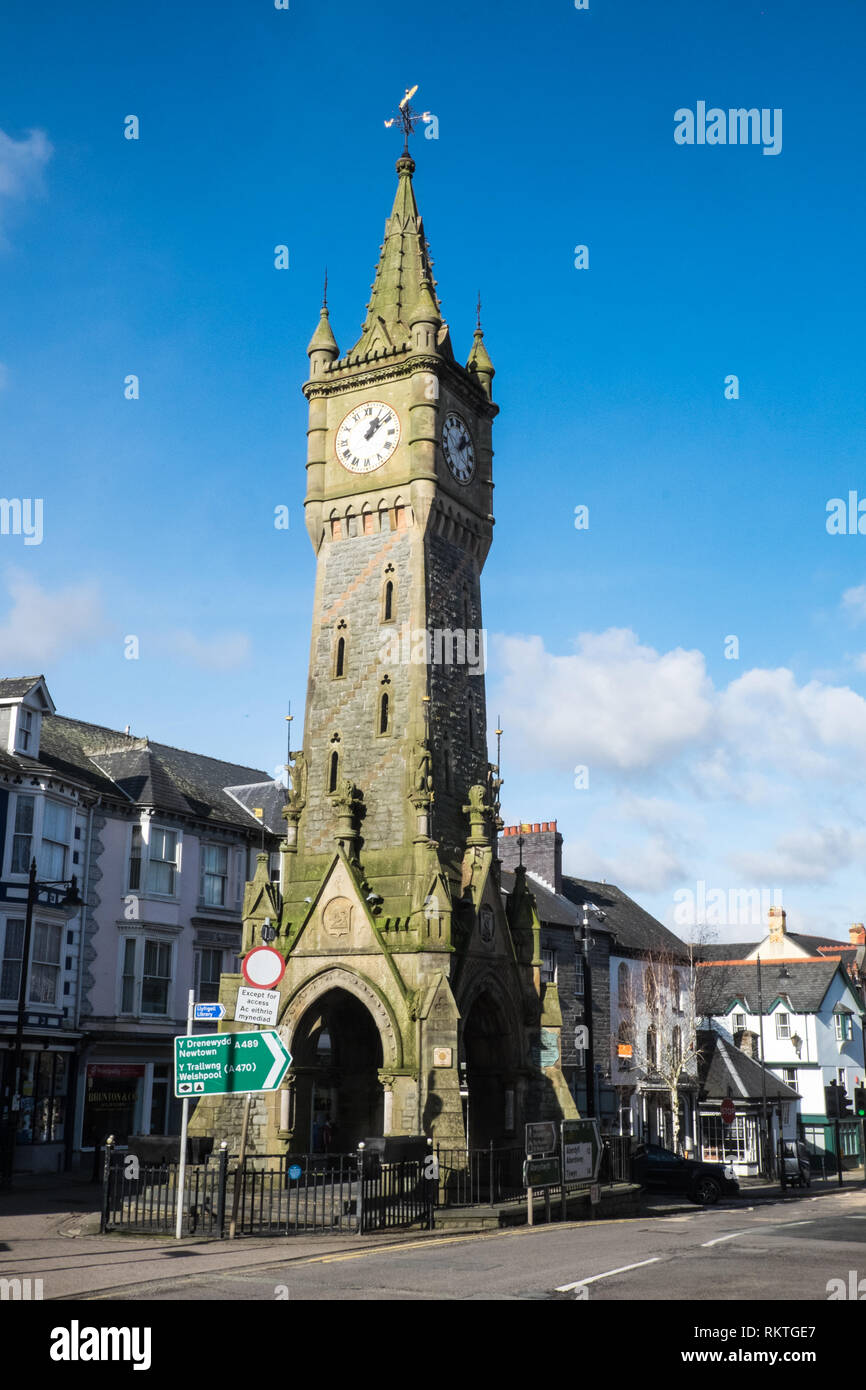 Machynlleth clocktower hi-res stock photography and images - Alamy