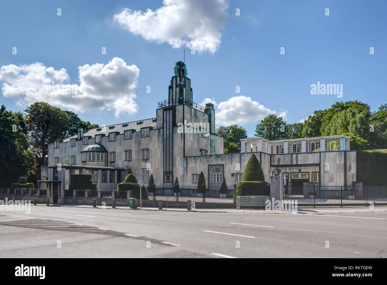 Das Palais Stoclet ist eine von 1905 bis 1911 im Stil der Wiener ...